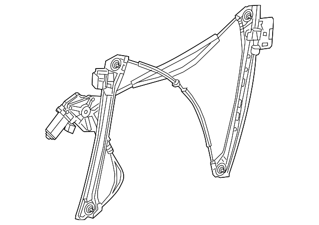 2017-2023 Mercedes-Benz Window Regulator 205-720-42-27 | MB OEM Parts