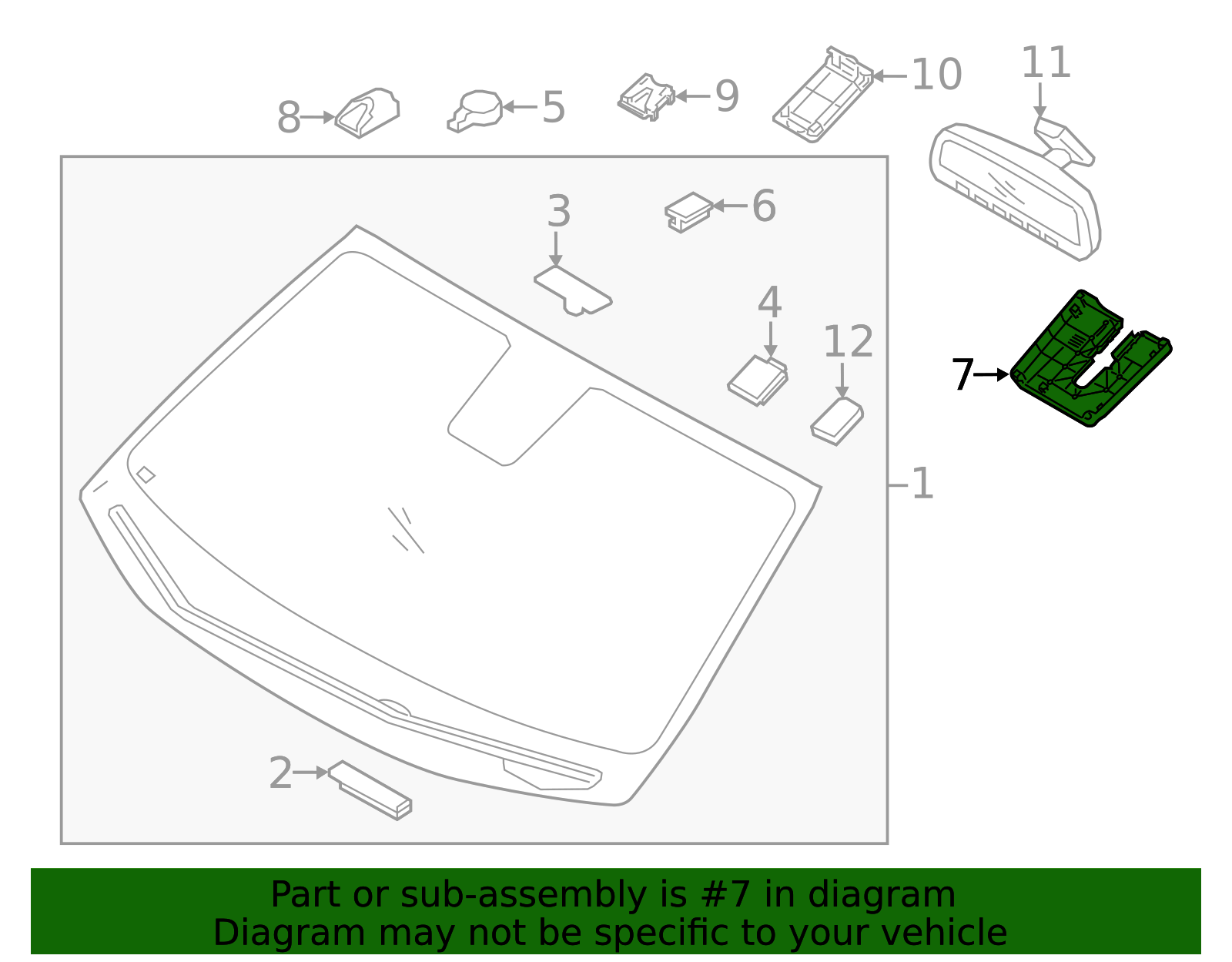 Genuine OEM Cover Assembly Multi Sensor Part# 96030-T1010-NBD Fits 2021 ...