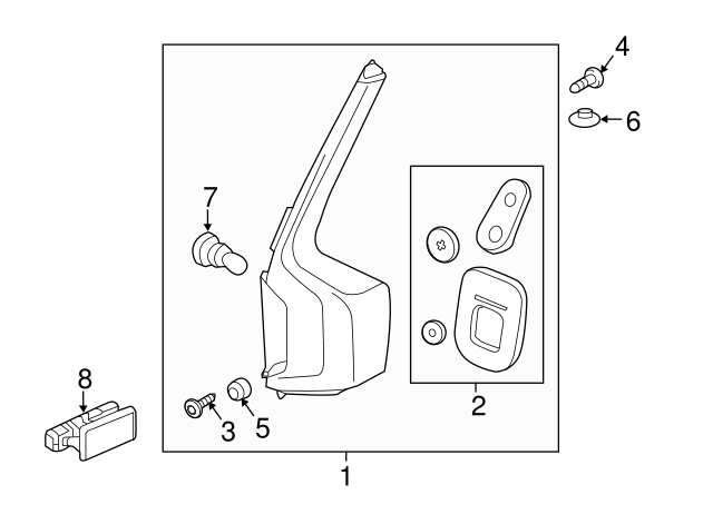 2016-2024 Volvo XC90 Tail Lamp 31655919 | OEM Parts Online