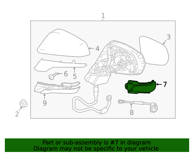 2015-2022 Lexus Signal Lamp 81740-78010 | OEM Parts Online