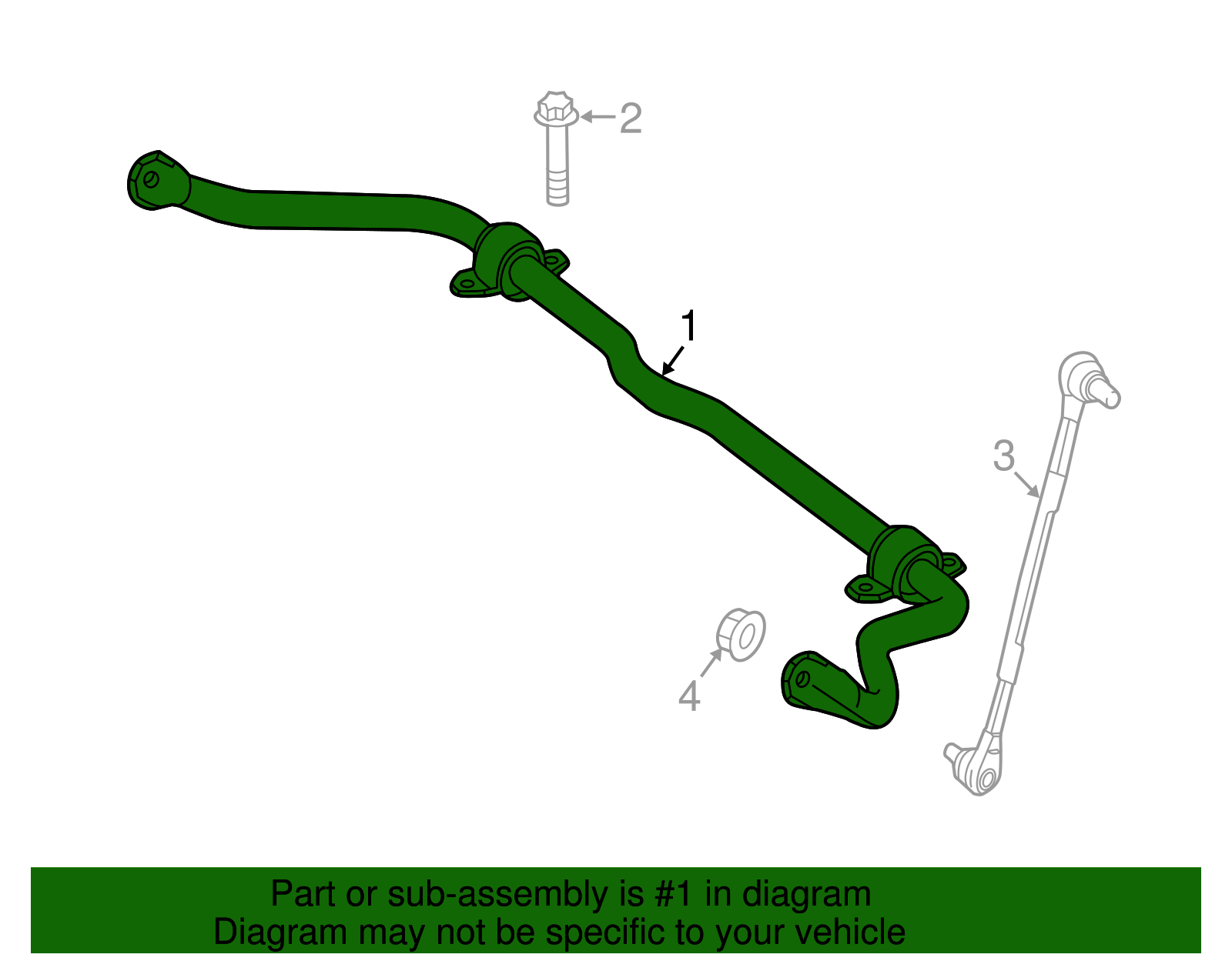 2017-2019 Infiniti QX30 Stabilizer Bar 54611-5DA0A | Faulkner Infiniti ...