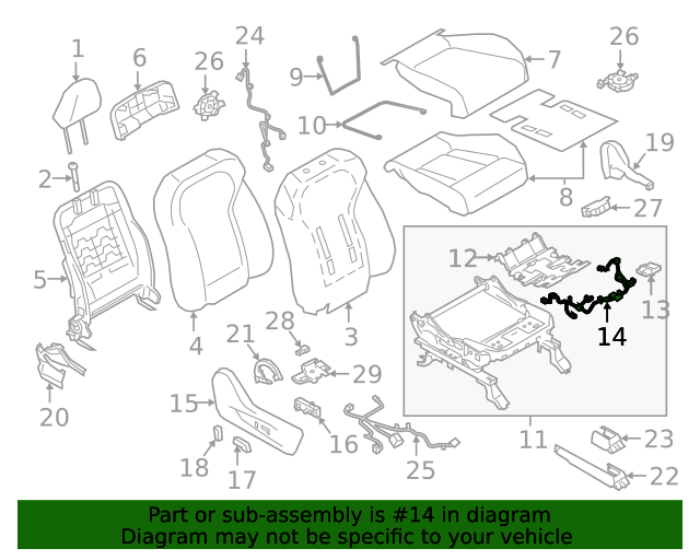 64084XC01A - Wire - 2019-2021 Subaru Ascent | World OEM Parts Subaru