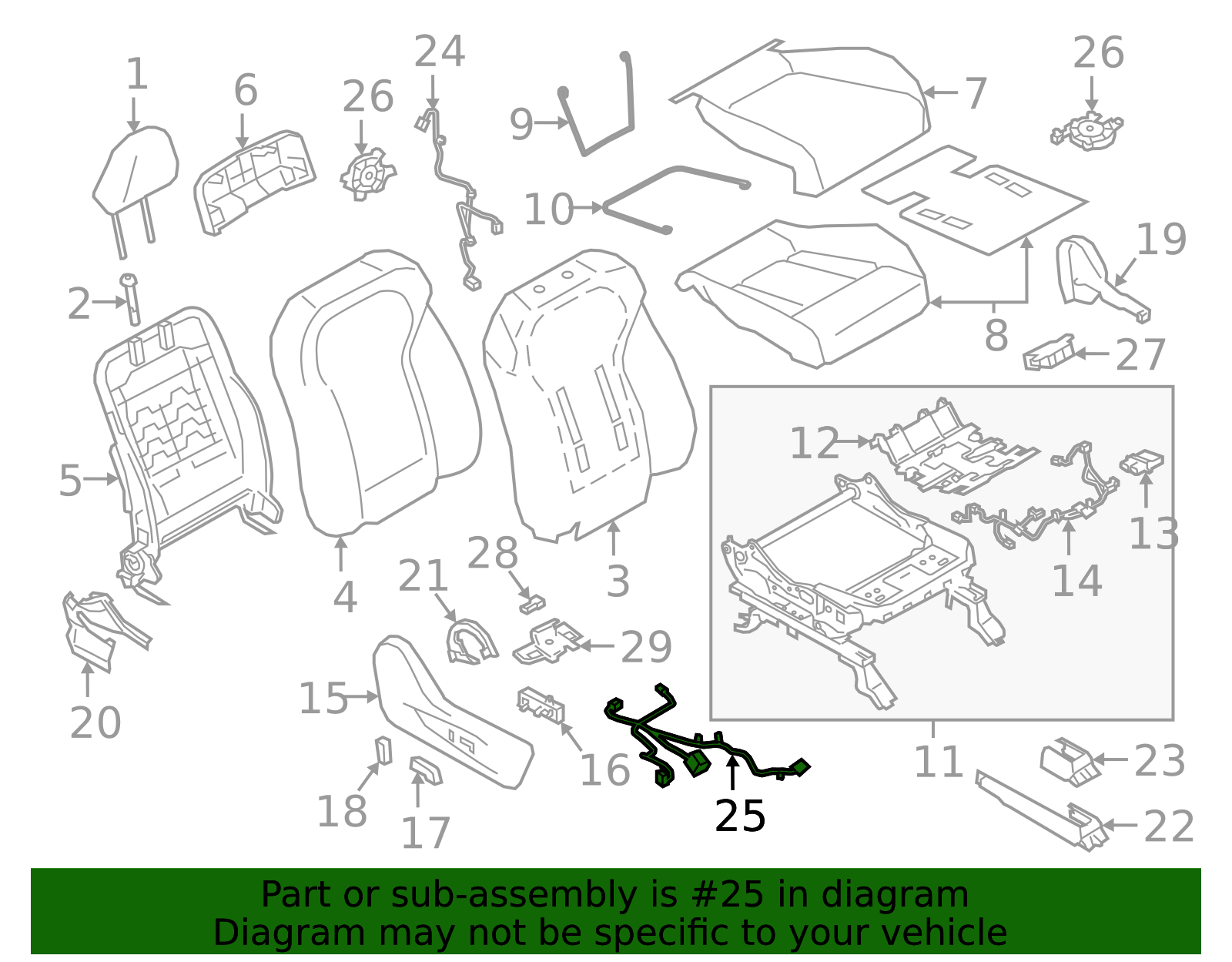 64126XC06A - 2019-2024 Subaru Ascent - Harness | Subaru Parts HQ