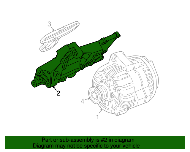 12317533837 - 2004-2010 BMW Mount Bracket (12-31-7-533-837) | BMW of ...