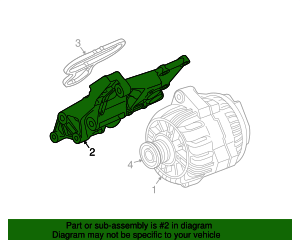 12317533837 - 2004-2010 BMW Mount Bracket (12-31-7-533-837) | BMW of ...