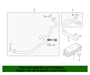 N-013-812-8 - Drain Plug Seal 2009-2015 Audi R8 | Audi OEM Parts