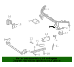 177-885-04-03 - Upper Tie Bar Mount Stud 2020-2023 Mercedes-Benz ...