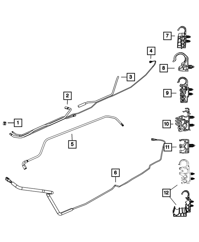 2010-2013 Mopar Fuel Vapor Tube 68055937AA | Mopar Estores