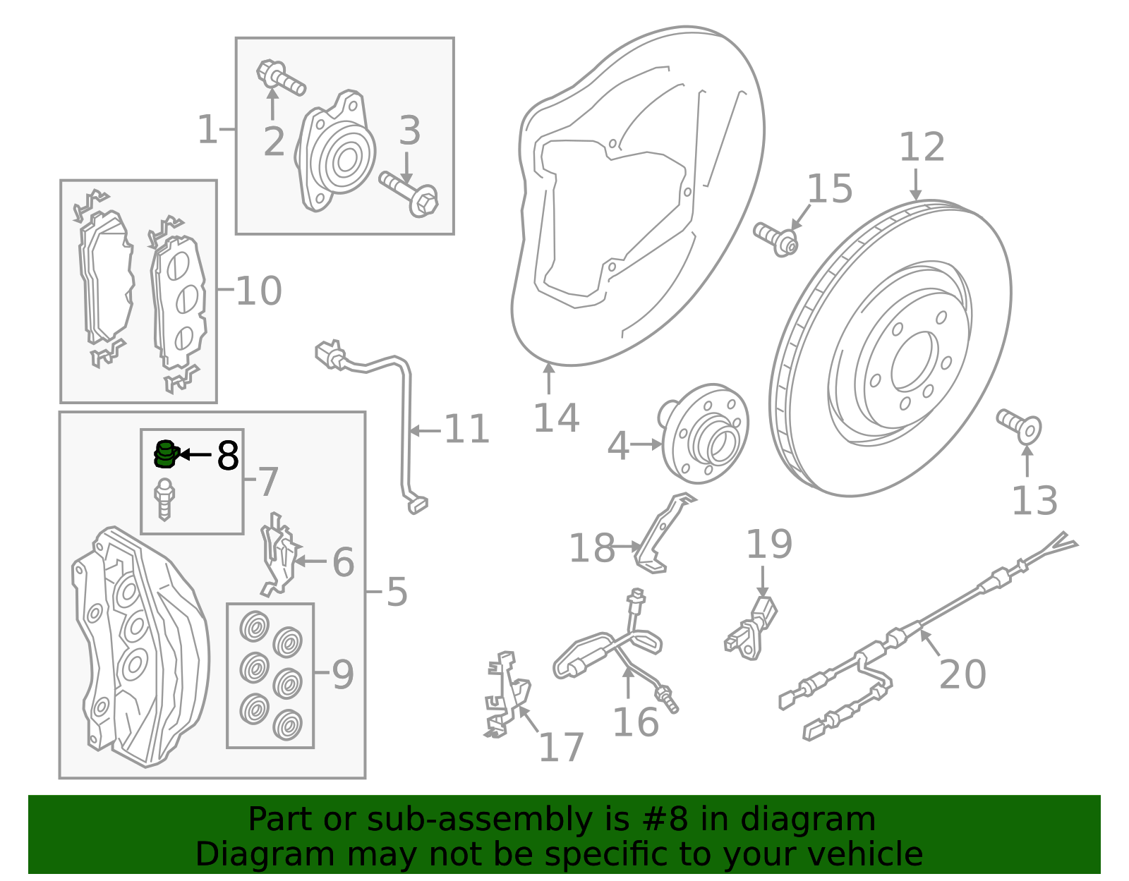 4M0-611-483-A - Bleeder Valve Dust Cap 2017-2025 Audi | Audi OEM Parts