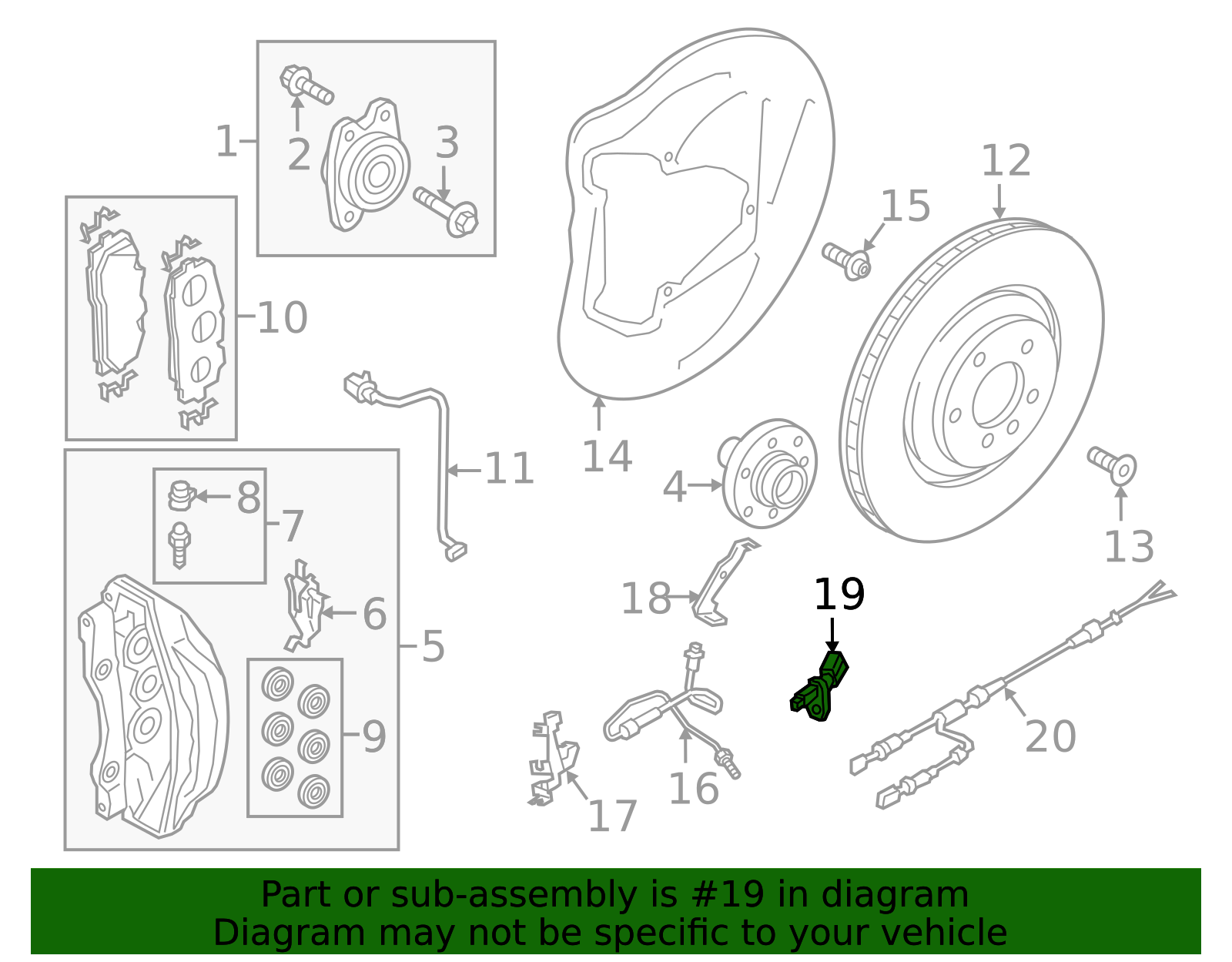2016-2025 Audi ABS Sensor 4M0-927-803-C | OEM Parts Online
