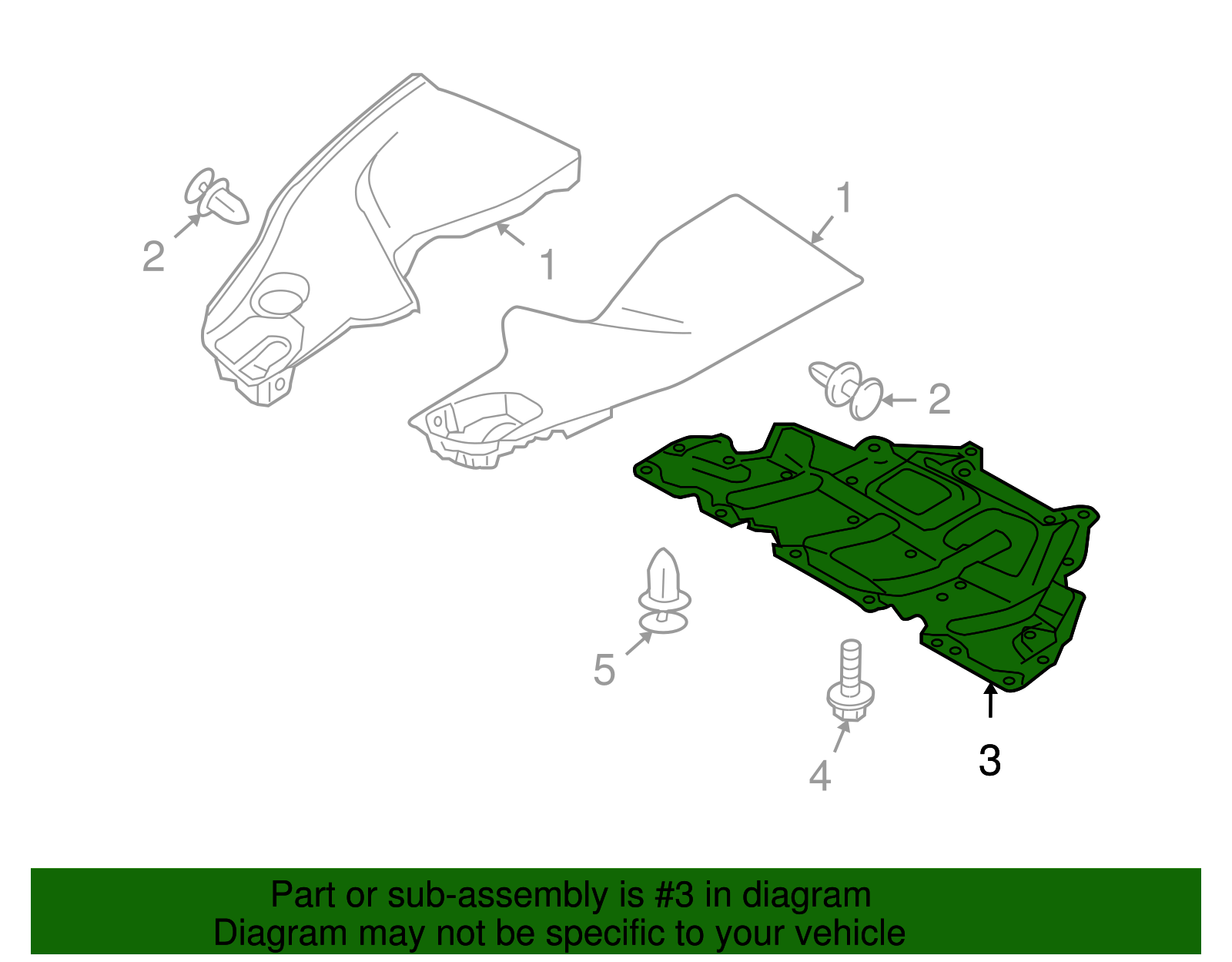 75892-1CA0A - Under Cover 2009-2017 Infiniti | Infiniti Wholesale Direct