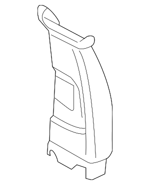 Genuine BMW 51-43-6-966-761 | Upper Center Pillar Trim | FREE Shipping ...