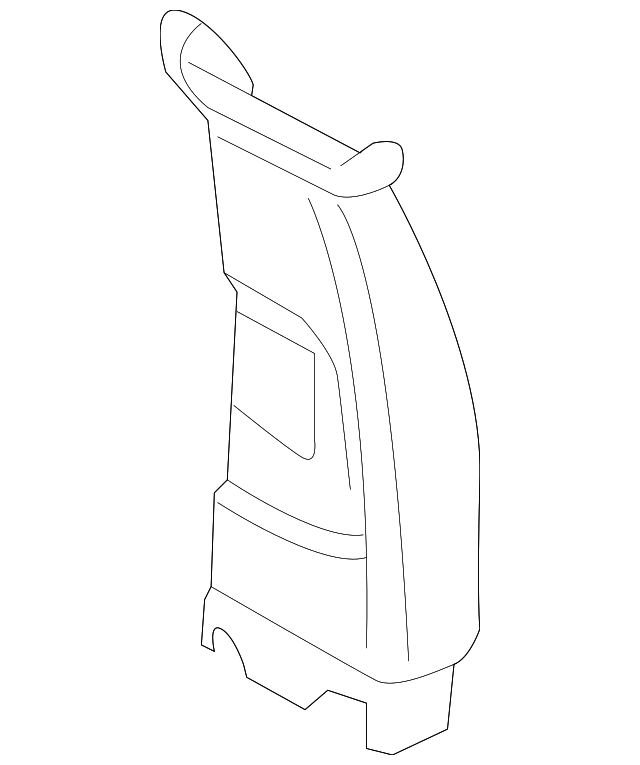 Genuine BMW 51-43-6-966-761 | Upper Center Pillar Trim | FREE Shipping ...