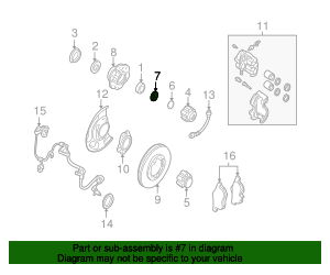 1986-2004 Nissan Axle Nut 40262-92G00 | TascaParts.com