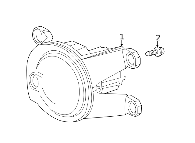 Toyota Fog Lamp Assembly Part# 8122012240 | Toyota Of Colorado Springs ...