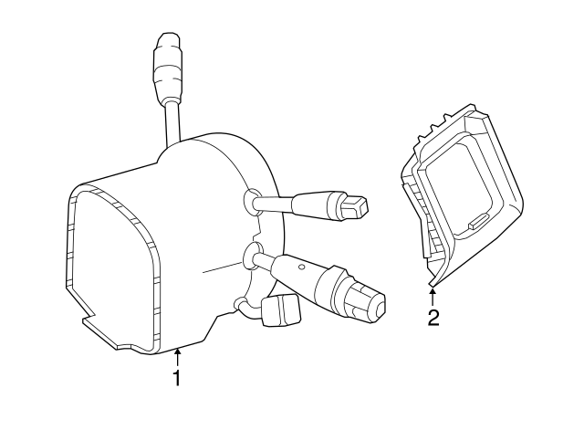 212-900-38-31-9051 - Switch Assembly - 2014-2017 Mercedes-Benz ...