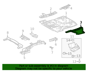 58306-0E080 - 2020-2024 Toyota Highlander - Side Panel | Nucar Toyota Parts
