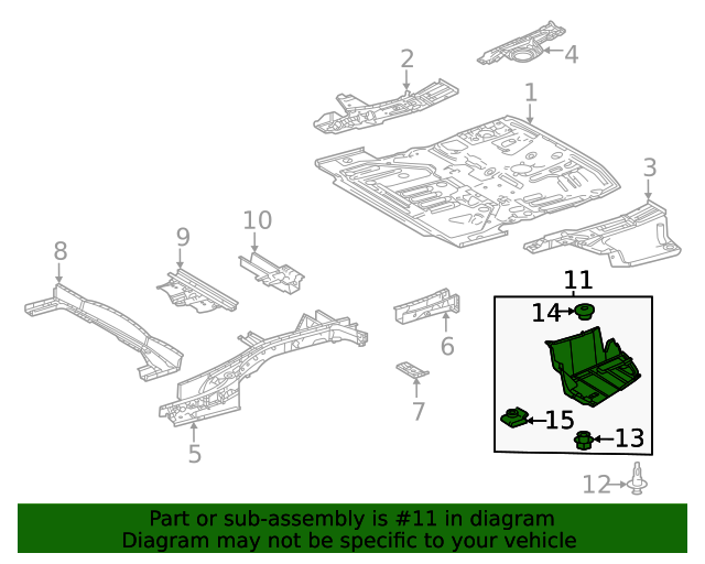 Genuine OEM Side Cover Part# 58724-0E100 Fits 2020-2024 Toyota ...