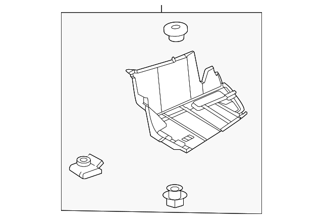 2020-2024 Toyota Highlander Side Cover 58723-0E080 | OEM Parts Online