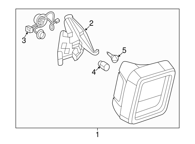 2018-2019 Jeep Wrangler Wire Harness - Passenger Side (RH) 68376498AA ...
