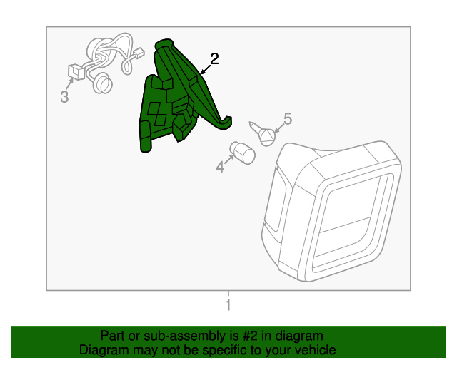 2018-2023 Jeep Wrangler Combo Lamp Assembly Bracket 68376496AA ...