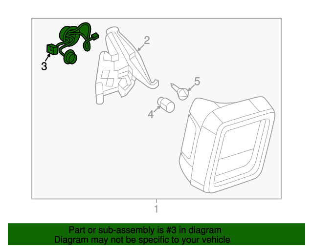 2018-2020 Jeep Wrangler Wire Harness - Driver's Side (LH) 68376499AA ...