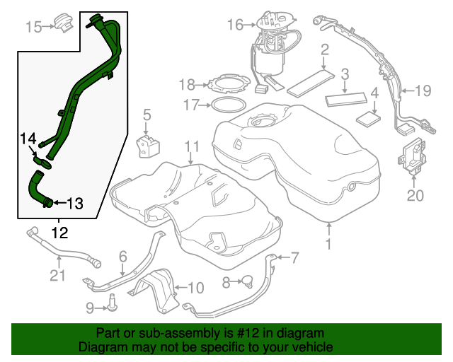 Genuine Filler Pipe for 2015-2019 Land Rover Discovery Sport | Land ...
