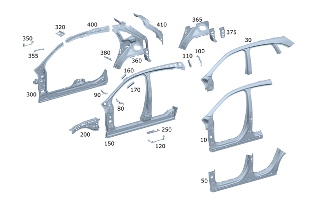 247-630-65-00 - Roof Frame 2021-2024 Mercedes-Benz | Mercedes-Benz USA ...