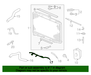 Genuine Fluid Pipe for 2003-2006 Acura MDX Part# 25210-RDJ-010 | Curry ...