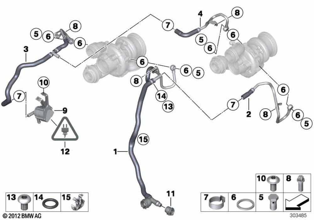2007-2019 BMW Auxiliary Water Pump 11515A36581 | Retail Performance ...