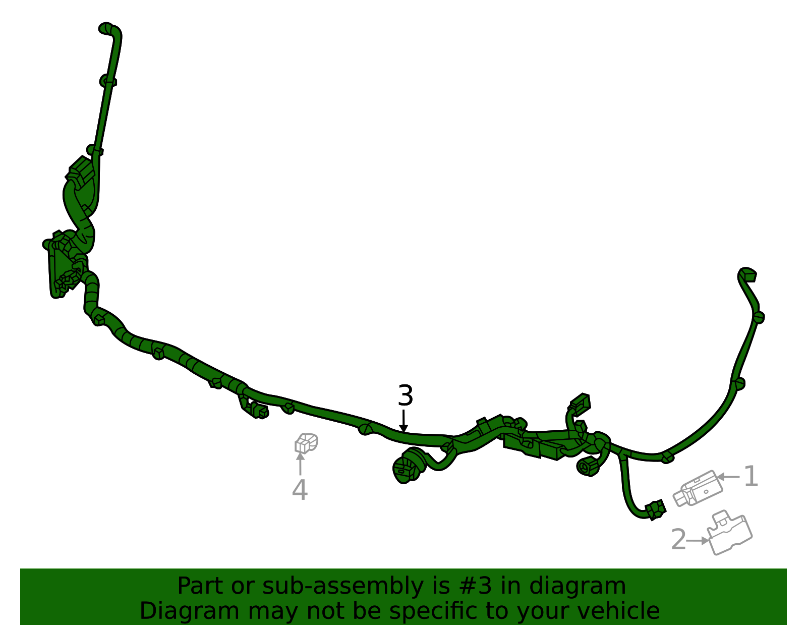 2021-2023 Chevrolet Trailblazer Front Object Alarm Sensor Wiring ...
