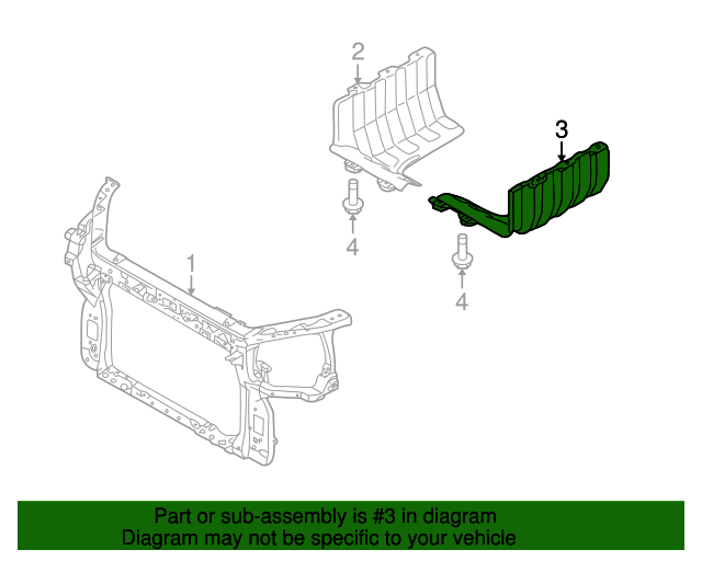 29130-2K100 - Under Cover 2012-2013 Kia Soul | Kia.Parts Store
