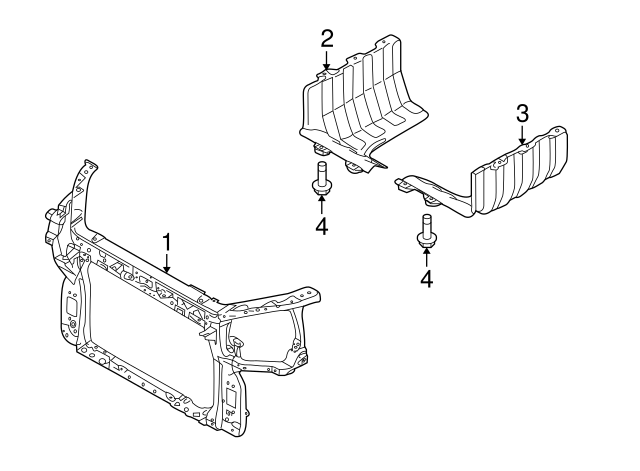 2010-2011 Kia Soul Under Cover - Passenger Side (RH) 29120-2K000 ...