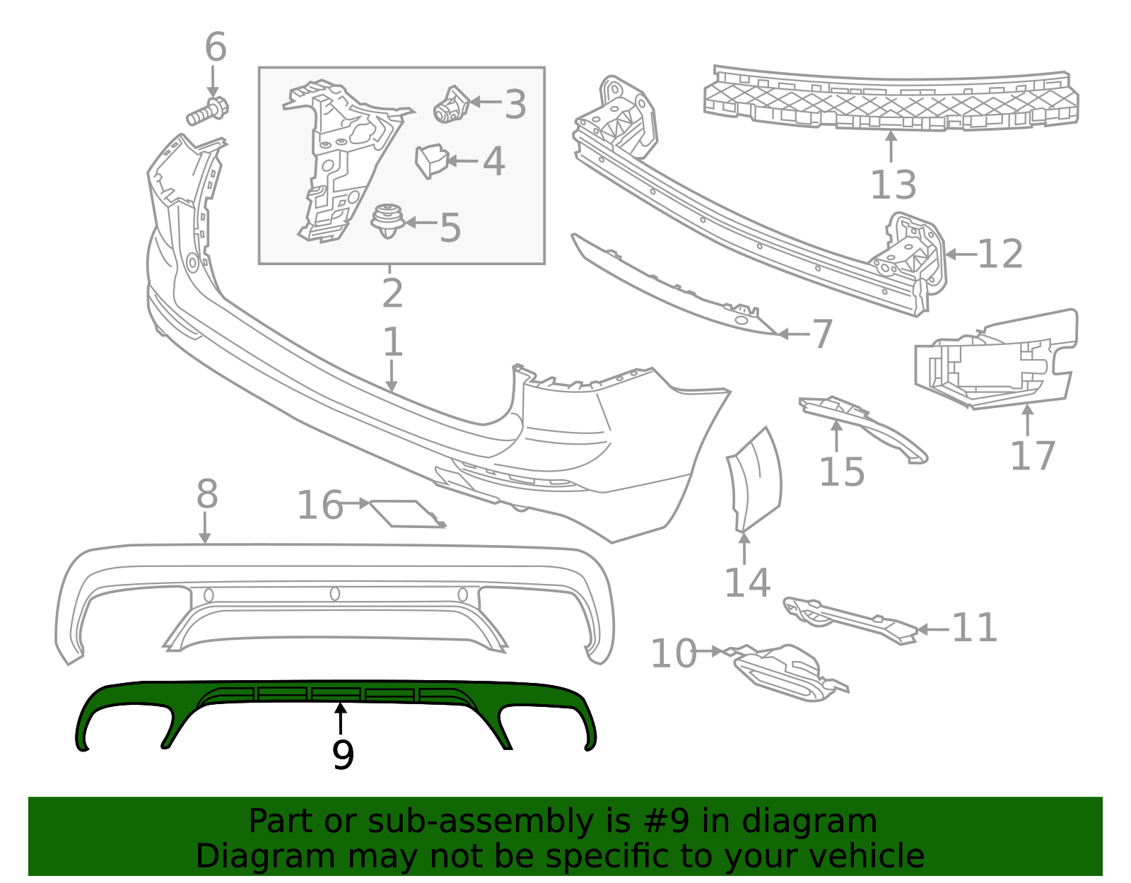 2018-2021 Volvo XC60 Insert 31449268 | NewAutoParts.com