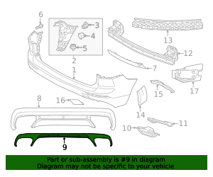 2018-2021 Volvo XC60 Insert 31449268 | NewAutoParts.com