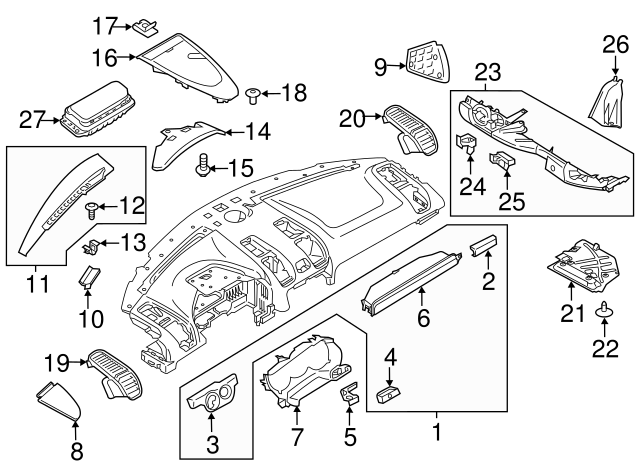 2017-2024 Porsche Center Cover 982-858-189-E-OG6 | Sunset Porsche Parts