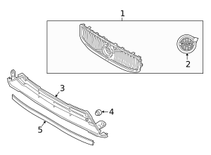 Grille 32365392 | TascaParts.com