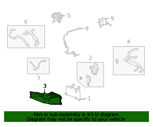 2020-2024 Toyota Highlander Radiator Support Air Duct 32917-0E080 ...