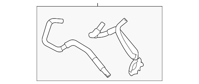 2020-2024 Toyota Automatic Transmission Oil Cooler Hose Assembly 32930 ...