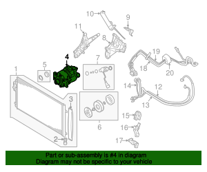 2008-2015 Volvo A/C Compressor 36050840 | TascaParts.com