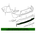 42751026 - Rear Bumper Valance Panel 2021-2023 Chevrolet Trailblazer ...