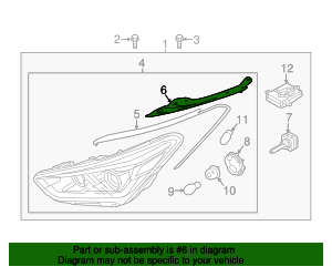 2017-2019 Hyundai Bracket 92141-B8500 | OEM Parts Online