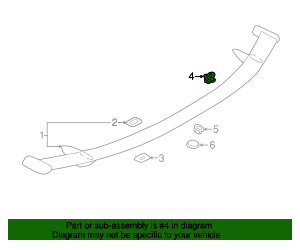 909130253 - Spoiler Retainer Clip 2017-2020 Subaru BRZ | Subaru Direct ...