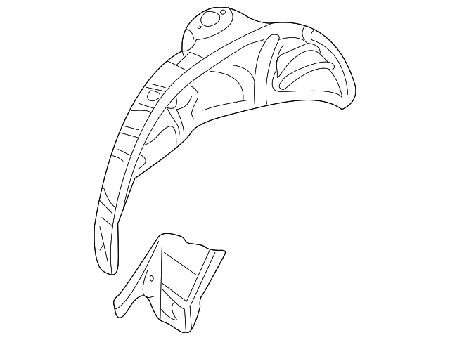 41148231757 - 1999-2006 BMW Wheelhouse Assembly (41-14-8-231-757) | BMW ...