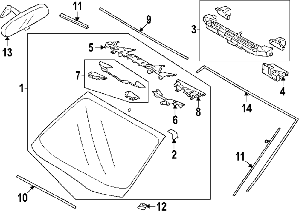 2024 Subaru Crosstrek Camera 87501FN01D | Subaru Parts Warehouse