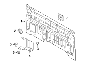 2020-2023 Nissan Back Panel G9100-9FVBA | Nissan Parts Plus
