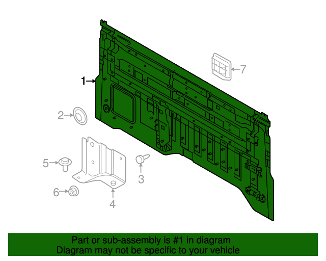 2020-2024 Nissan Back Panel G9100-9FVBA | Nissan Parts Plus