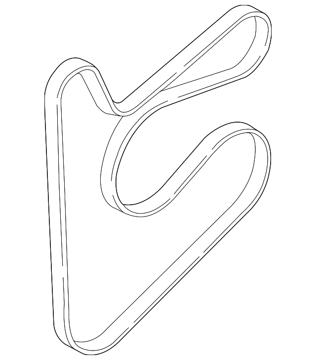 Genuine Serpentine Belt for 2021-2025 Hyundai | Part# 25212-2JTA0 ...