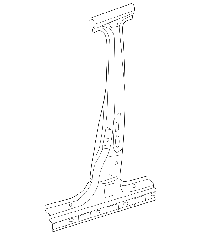 204-637-20-24 - Center Pillar 2008-2014 Mercedes-Benz | Mercedes-Benz ...