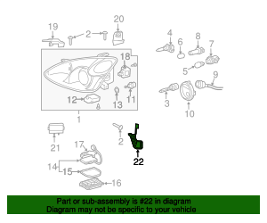 2004-2009 Lexus Repair Bracket 81196-48040 | OEM Parts Online